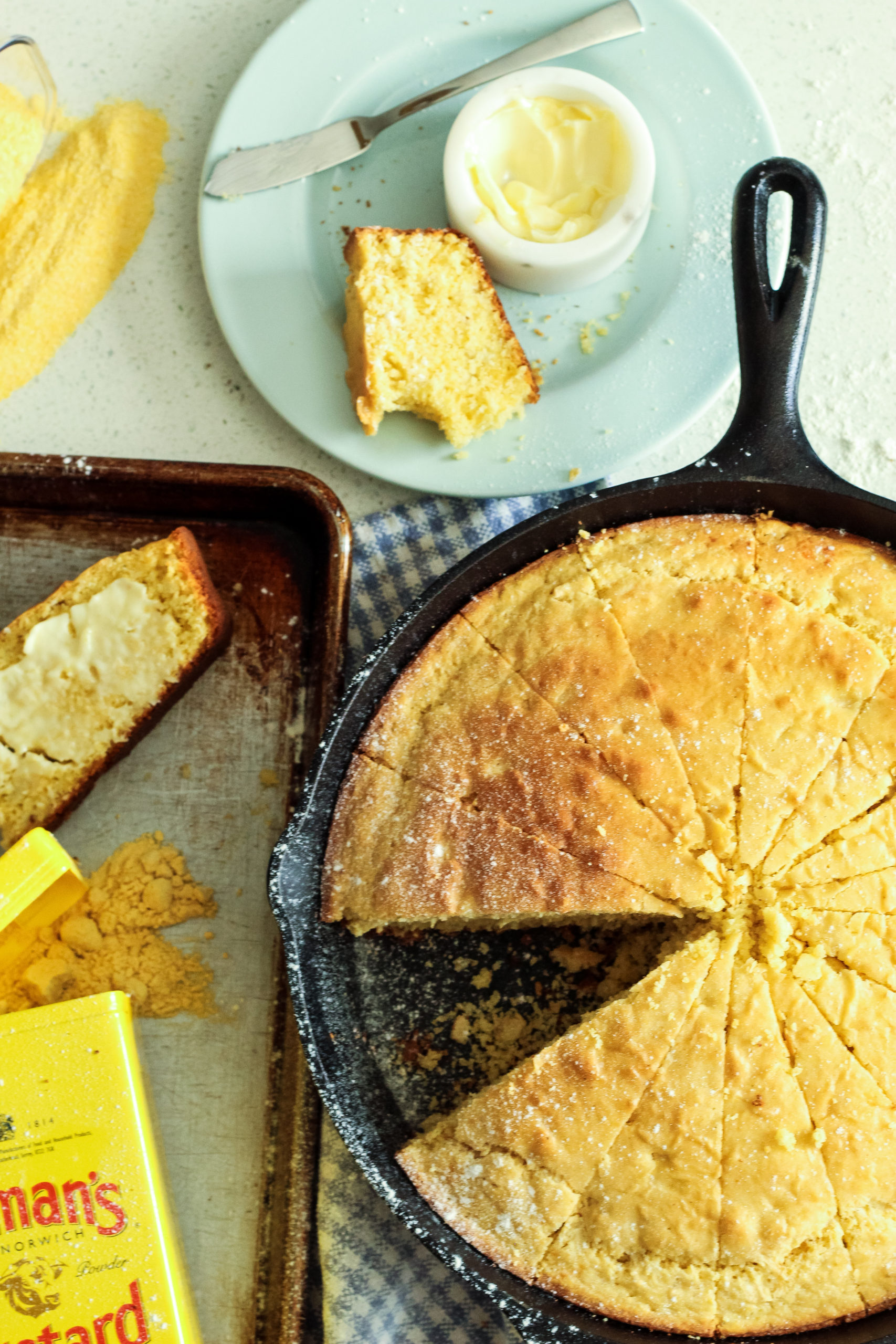 Smoked Cheddar Apple Cornbread